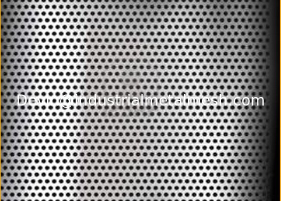 Standard UNS Stainless Steel Perforated Screen Sheet For Corrugated Pipe supplier