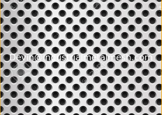 Standard  8mm Pitch Stainless Steel Perforated Sheets Suppliers With  1219mm Width supplier