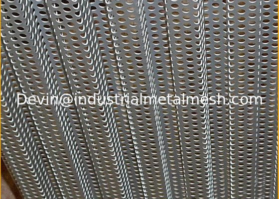 Regular  Mirror Finish Corrugated Perforated Stainless Steel Sheets For Decorative supplier
