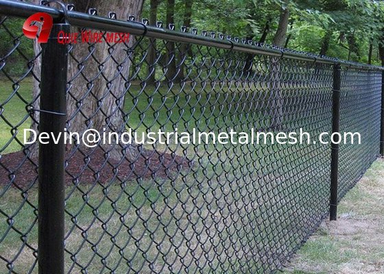 Black Vinyl Mini Mesh Chain Link Fence, Wire Mesh Fence For Construction, Industrial And Agricultural supplier