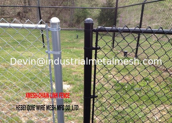 6 Ft. Galvanized Chain Link Fence With 3 Strands Of Barb Wire supplier