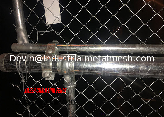 Construction Site New Product black powder coated Chain Link Fence supplier