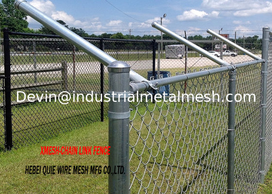Construction Site New Product black powder coated Chain Link Fence supplier
