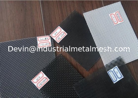 China Suppliers Black 316 Material Material Stainless Steel Insect Screens Wire Mesh supplier