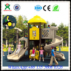 China China Manufacturer Playground Slide Used Kids Outdoor Playground Slide For Sale QX-008C supplier