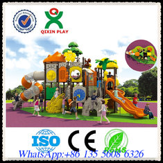 China Child Outdoor Play Equipment Kids Playground Outdoor Large Payground Equipment  QX-009A supplier