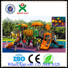 China 114mm Galvanized Steel and LLDPE Plastic Giant Outdoor Playground Toys  QX-009B supplier