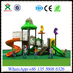 China Hot Sale Children Plastic Playground Used Outdoor Playground Equipment For Sale QX-011B supplier