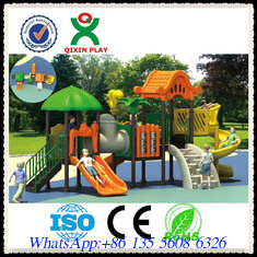 China Children Outdoor Playground Equipment Outdoor Jungle Gym Playground for Church QX-020A supplier