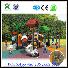 China Landscape Structures Playground Outdoor for Kids Playground Structure QX-021B supplier