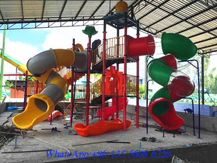 China Water Play Equipment Used Water Park Playground for Kids Swimming Pool QX-079F supplier