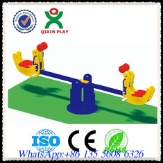 China Outdoor Funny Kids Garden Seesaw, Park Rocking Seesaw, Outdoor Seesaw QX-096H supplier
