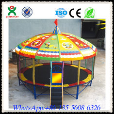 China Kids Round Trampoline for Amusement Park Entertainment Projects supplier