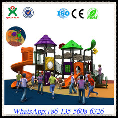 China Used Playground Slides for Sale/Plastic Playground Slides for Kids QX-028A supplier