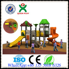 China LLDPE Galvanized Steel Type Adventure Large Kids Outdoor Playground for amusement park supplier
