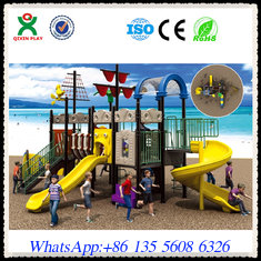 China Cheap pirate ship commercial playground sets equipment outdoor used playground slides supplier