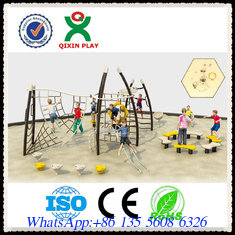China Galvanized Steel Outdoor Adventure Playground / Metal Playground Fitness Equipment for Kid supplier