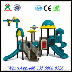 China Outdoor home playground equipment for home, Plastic slide playground for family  QX-054A supplier