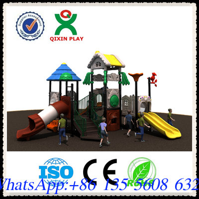 Outdoor Playground Structures for Kindergarten kids playground QX-014A supplier