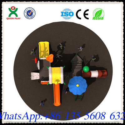 Outdoor Playground Structures for Kindergarten kids playground QX-014A supplier
