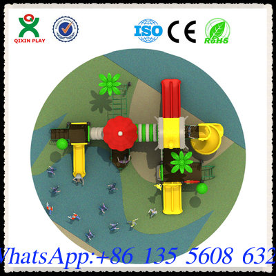 China Playground Equipment Plastic Outdoor Playground Whosale QX-017B supplier