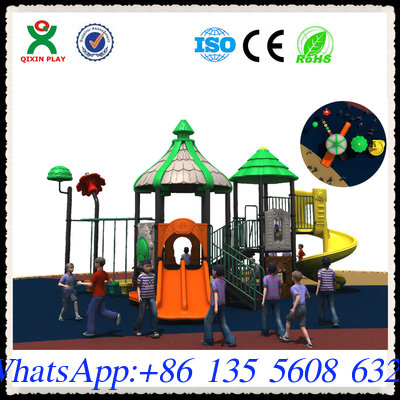 Plastic Playground Children Outdoor Playground QX-018A supplier