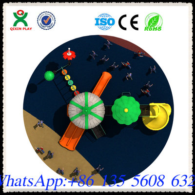 Plastic Playground Children Outdoor Playground QX-018A supplier