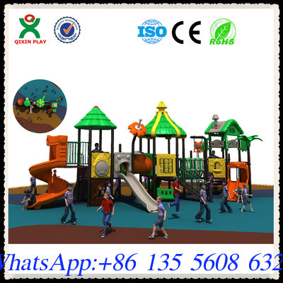 Outdoor Play Structures Used Outdoor Play Equipment For Nursery School Furniture QX-019A supplier