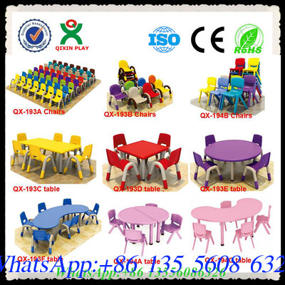 Preschool Furniture Used School Plastic Tables and Chairs for Preschool Furniture supplier