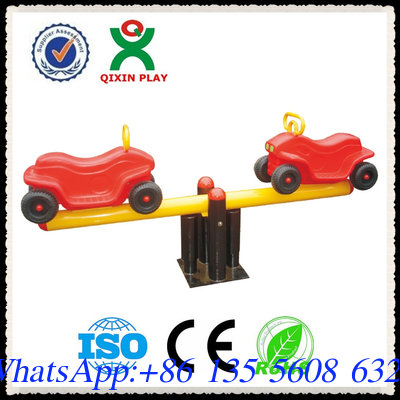 Outdoor Funny Kids Garden Seesaw, Park Rocking Seesaw, Outdoor Seesaw QX-096H supplier