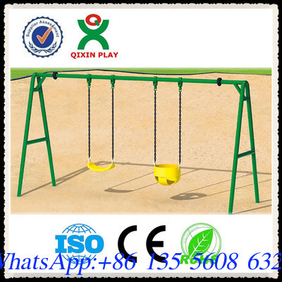 Kids Swing and Slide Set / Outdoor Swing and Slide for Children QX-100G supplier