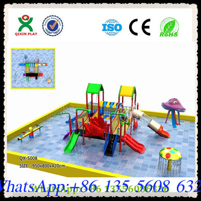 Kids pool water amusement park with big water slides for sale supplier