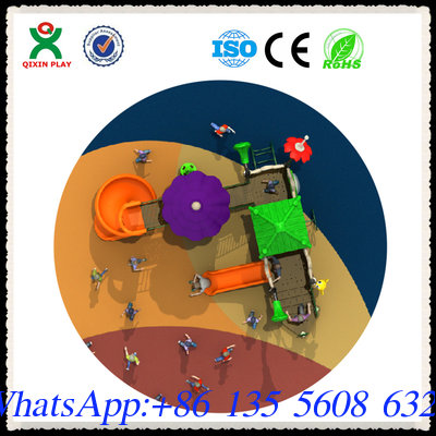 Used Playground Slides for Sale/Plastic Playground Slides for Kids QX-028A supplier