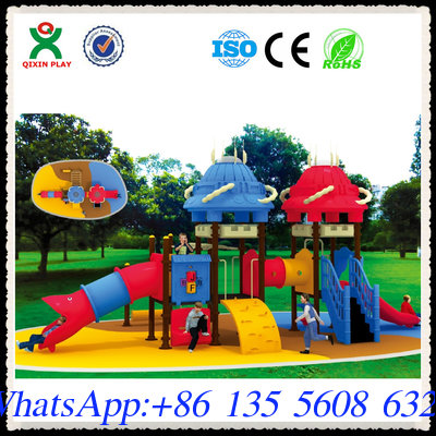 Customized plastic kids outdoor playground,outdoor playground set equipment for park supplier