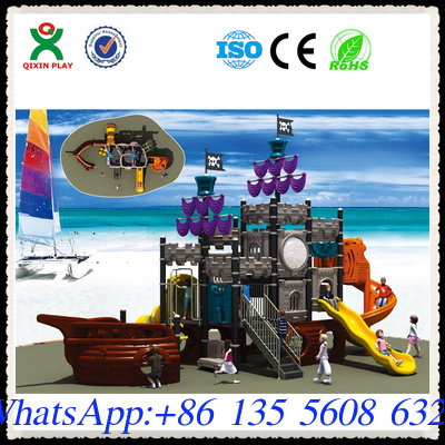 QX-039A Hot sale pirate ship outdoor playground / Children pirate ship playground style supplier