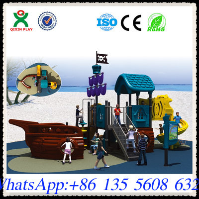 QX-039A Hot sale pirate ship outdoor playground / Children pirate ship playground style supplier