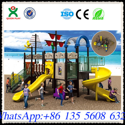 QX-039A Hot sale pirate ship outdoor playground / Children pirate ship playground style supplier