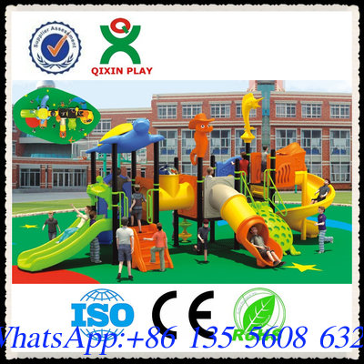 Outdoor playground safety surfacing rubber playground surface QX-050A supplier
