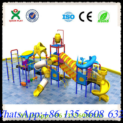 Children Water Play Park Plastic Slides Water Park Slide for Sale supplier