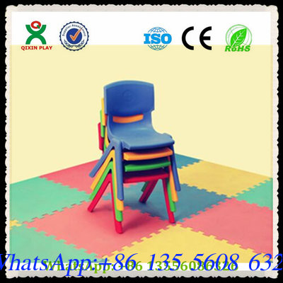 China Cheap Kids Plastic Stackable Chairs / Kindergarten Stackable Plastic Chairs QX-194B supplier