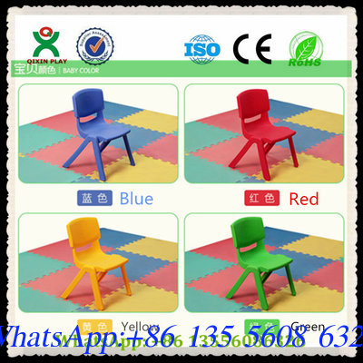 China Cheap Kids Plastic Stackable Chairs / Kindergarten Stackable Plastic Chairs QX-194B supplier