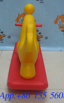 Creative Design Children Sea Lion Plastic Rocking Horse Toy for Inner Place Items QX-155G supplier