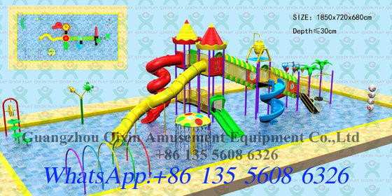 Large Plastic Water Playground Water Park Euipments, Large Kids Water Parks supplier