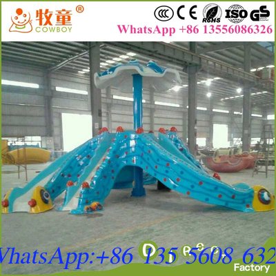 WWP-300A Water Park Attractions Fiberglass Octopus Slides for Aqua Park supplier