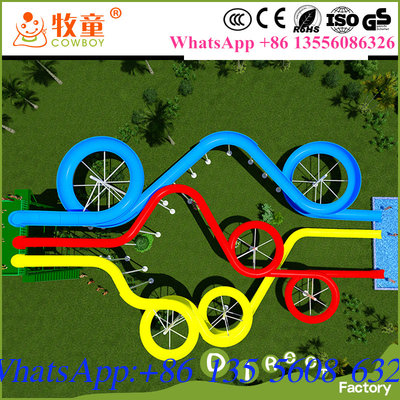 Private Pool Slides Open Spiral Slides and Rainbow Slides Made In China supplier