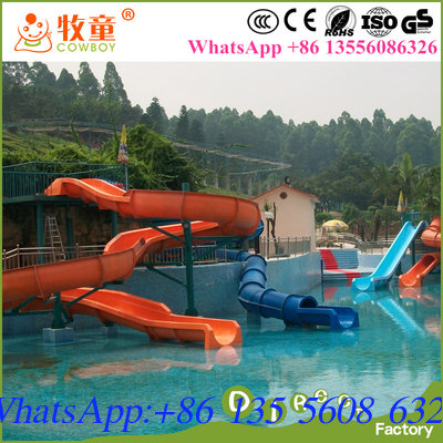 Private Pool Slides Open Spiral Slides and Rainbow Slides Made In China supplier