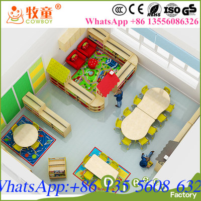 China Nursery School Furniture Vendor Kids Wooden Desk and Chairs for Wholesale supplier