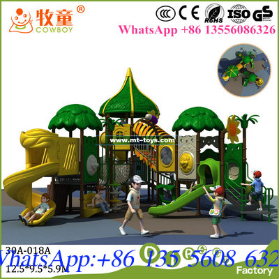 Kids Play Structure LLDPE Plastic Outdoor Play Equipment Playground for Theme Park supplier