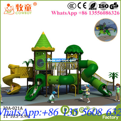 Kids Play Structure LLDPE Plastic Outdoor Play Equipment Playground for Theme Park supplier