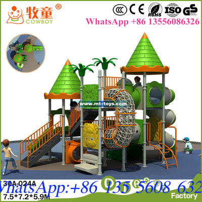 Kids Play Structure LLDPE Plastic Outdoor Play Equipment Playground for Theme Park supplier